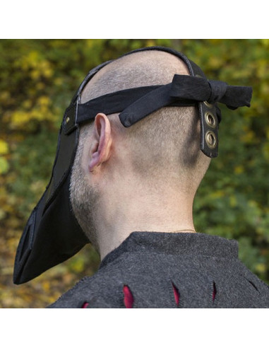 Máscara do Doutor da Praga em preto ⚔️ Loja Medieval
