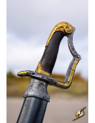 Sabre militar curvo para LARP (85 cm.) ⚔️ Loja Medieval