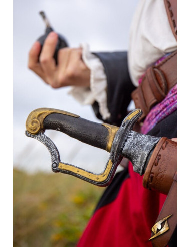 Sabre militar curvo para LARP (102 cm.) ⚔️ Loja Medieval