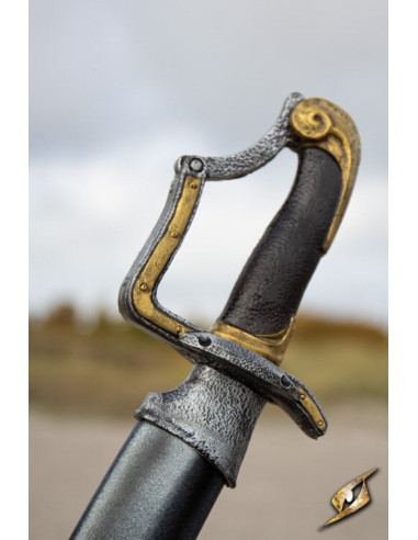 Sabre militar curvo para LARP (102 cm.) ⚔️ Loja Medieval