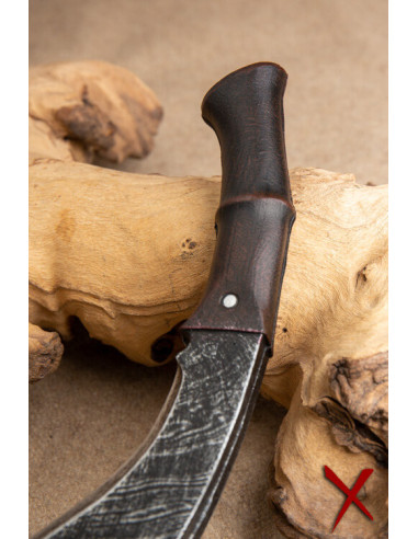 Kukri faca de arremesso para LARP ⚔️ Loja Medieval