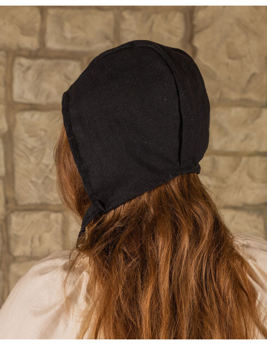 Crespina medieval clássica em algodão - preto ⚔️ Loja Medieval