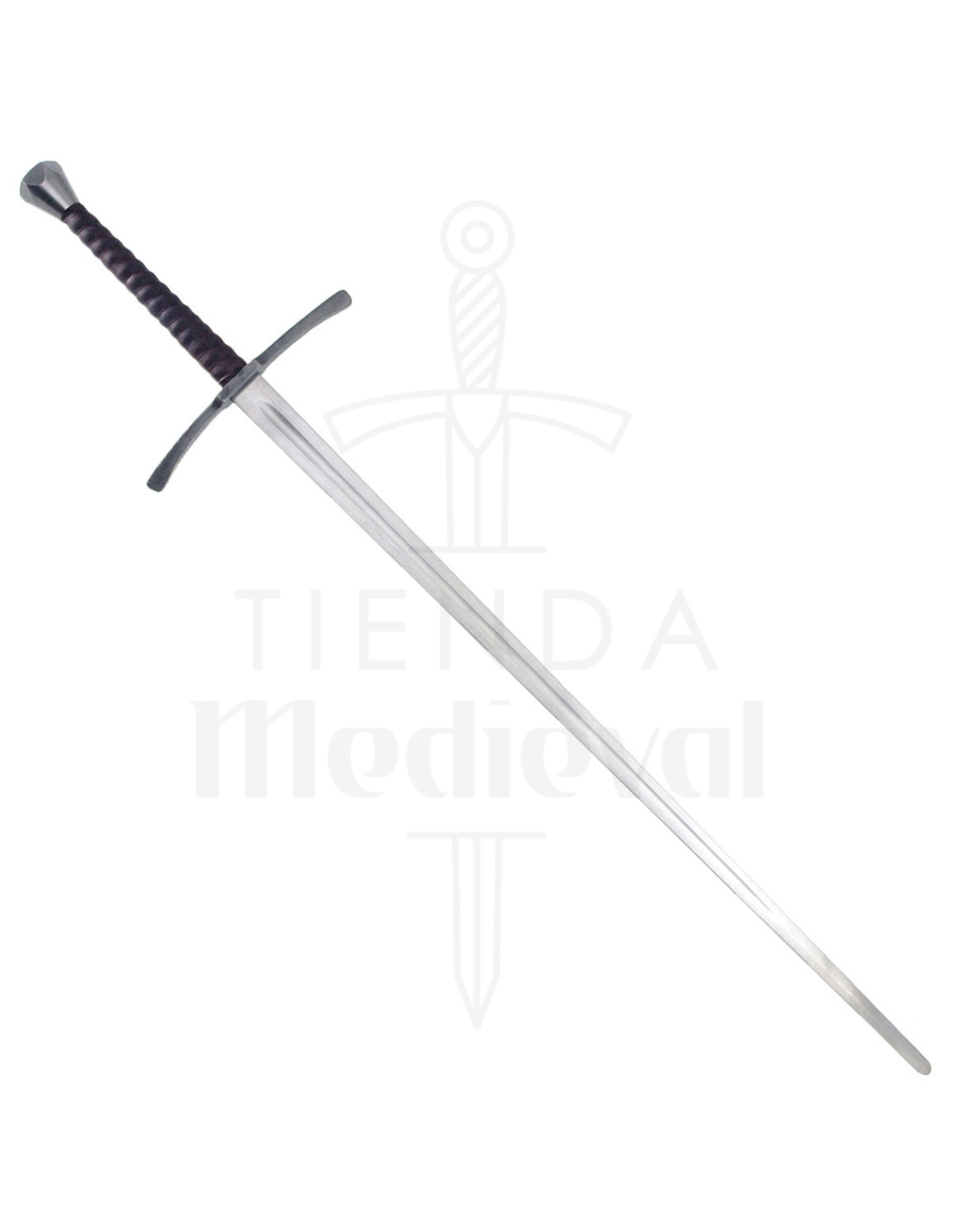 Espada bastarda de mão e meia para combate (125 cm.) ⚔️ Loja Medieval